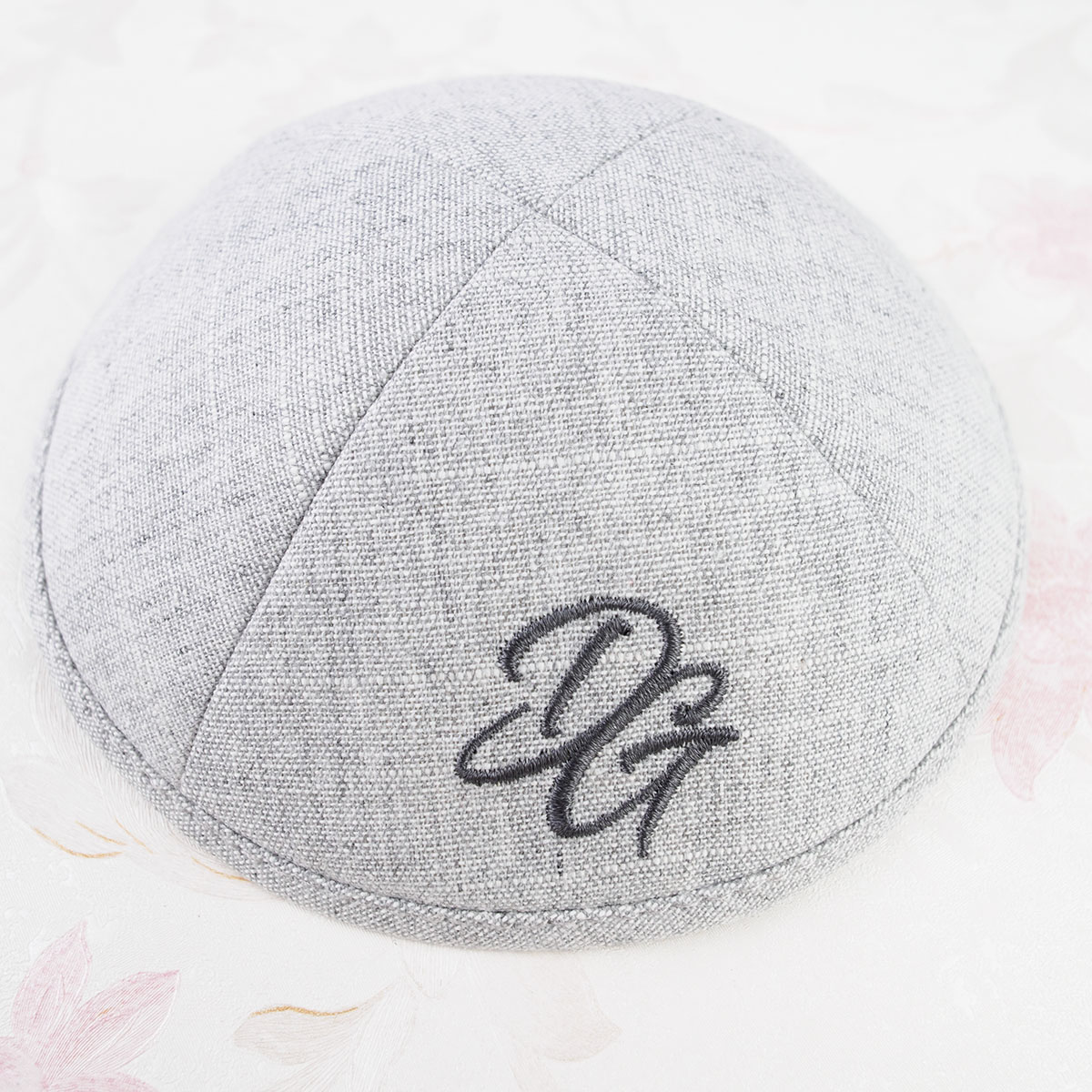 Customize Fine Quality Linen Kippot for wedding, bat bar mitzvah ...