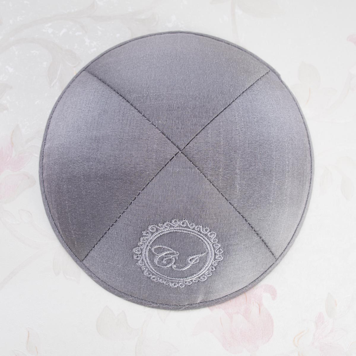 Raw Silk Wedding Kippot, Kippah, kipa, Yarmulkes Personalized Logo ...