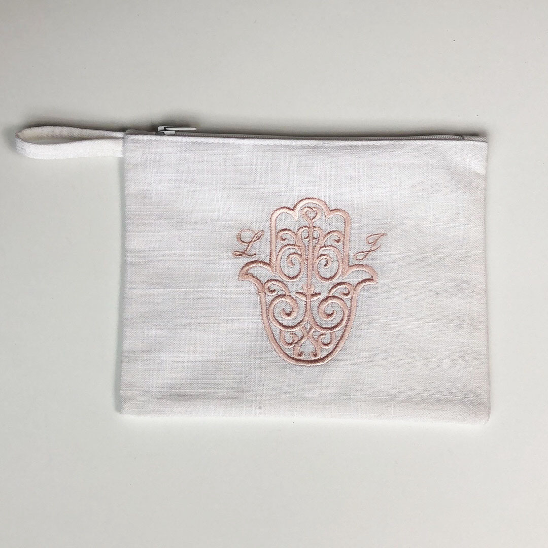 Linen Gift Bags Zipper Pouches Draw String Linen Bags Customize ...