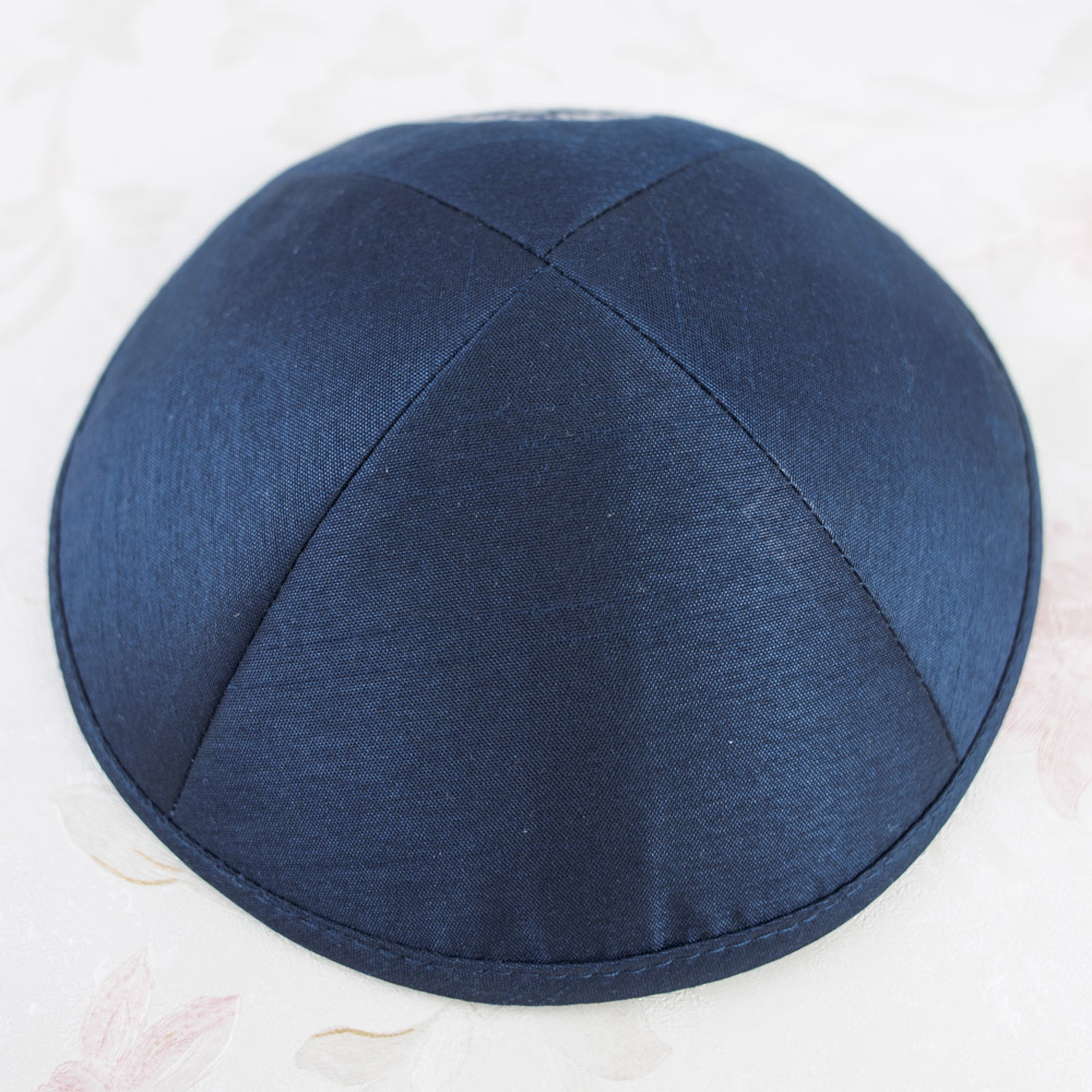 Silk Kippot, Kippah, Yarmulkes Customize Own Navy With Special Lining ...