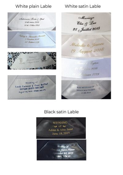 Label Options – Kippot Pro